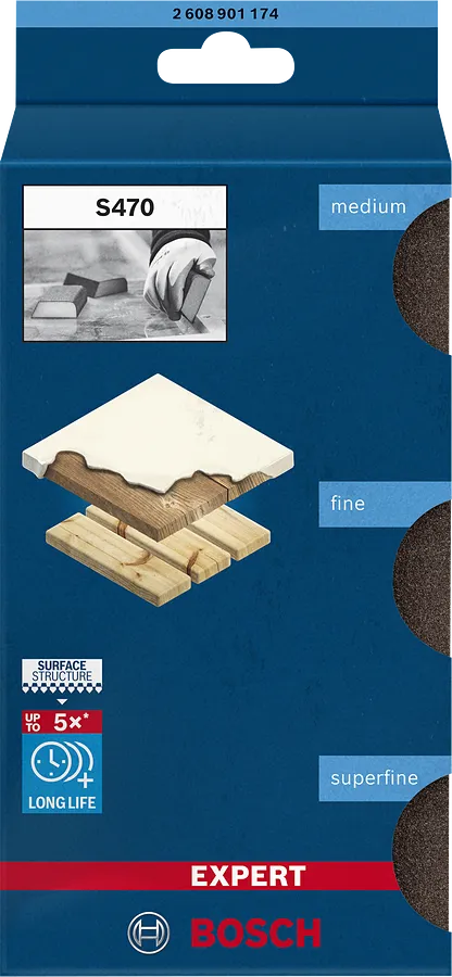 EXPERT S470 Combi Sanding Block - Bosch Professional