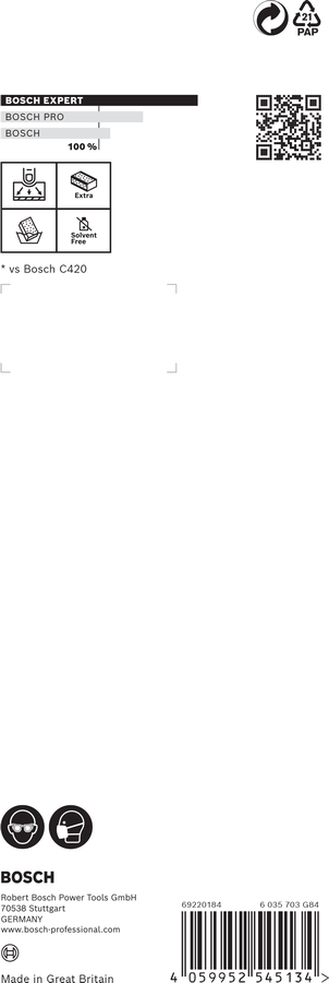 EXPERT S471 Standard Sanding Block - Bosch Professional