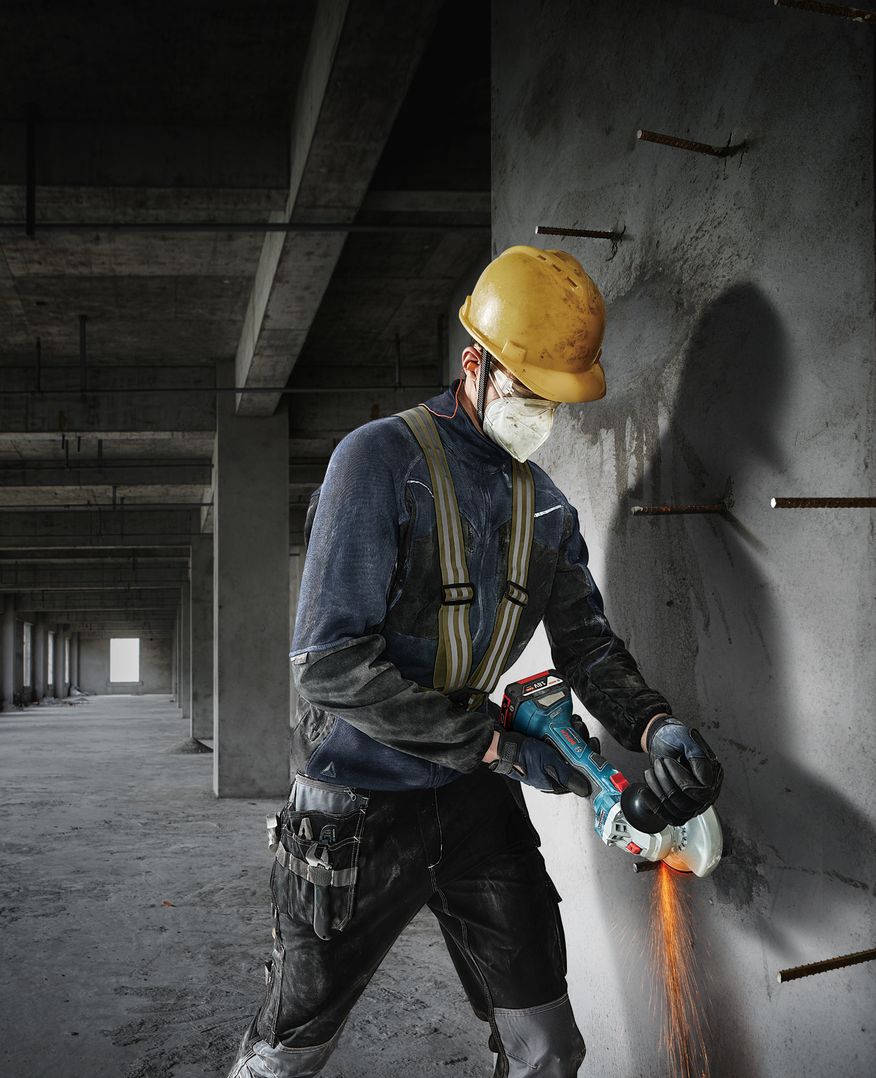 GWS 180-LI Esmerilhadeira angular sem fio | Bosch Professional