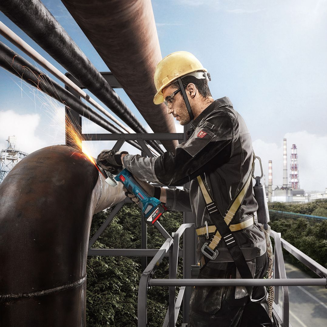 GWS 180-LI Cordless Angle Grinder | Bosch Professional