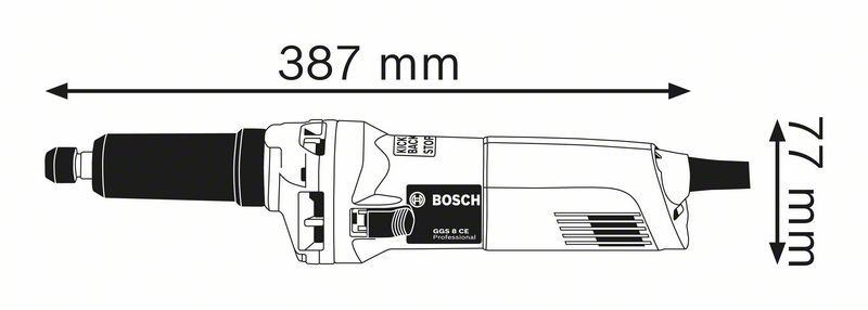 GGS 8 CE Geradschleifer | Bosch Professional
