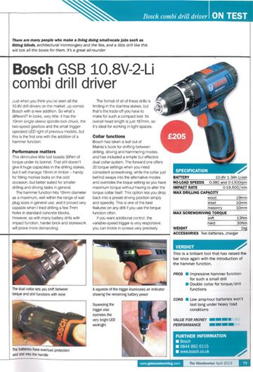 GSB 12V-15 Cordless Combi | Bosch Professional