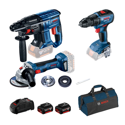 Combo Kit: Cordless rotary hammer GBH 180-LI + cordless drill/driver ...