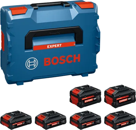 EXPERT 4xEXBA18V-40 + 2xEXBA18V-80 Battery Pack | Bosch Professional
