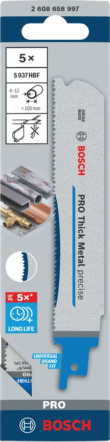 Lâmina PRO Thick Metal precise S937HBF - Bosch Professional