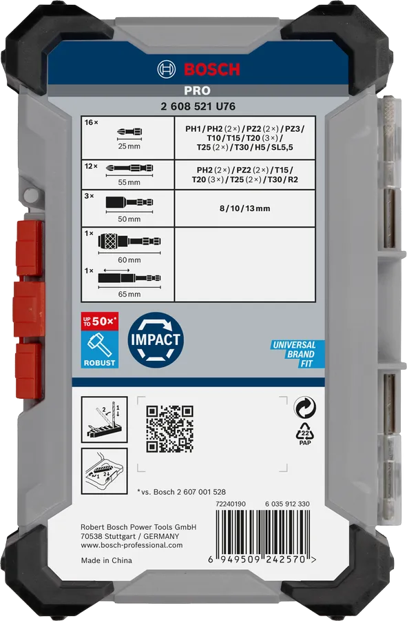 Set bit avvitamento PRO Impact - Bosch Professional