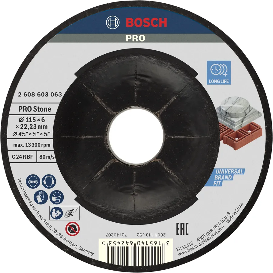 Disco de desbaste acoplado PRO Stone - Bosch Professional