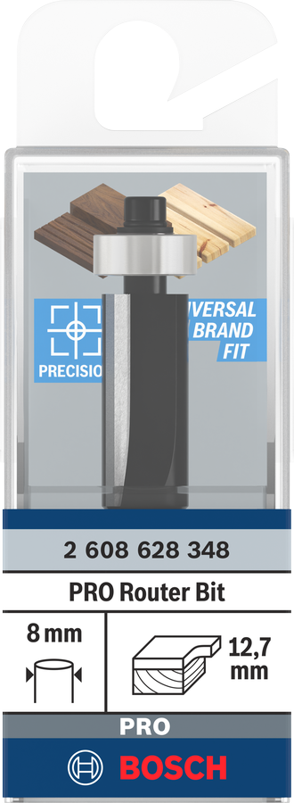 Fresa para enrutadora PRO con cojinete inferior para corte al ras - Bosch Professional