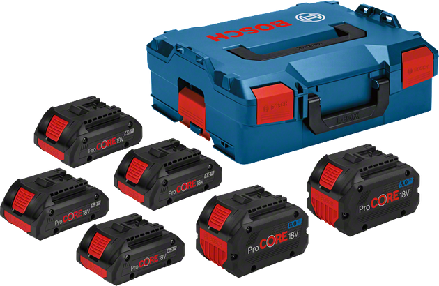 4 x ProCORE18V 4.0Ah + 2 x ProCORE18V 8.0Ah Akkupack | Bosch Professional