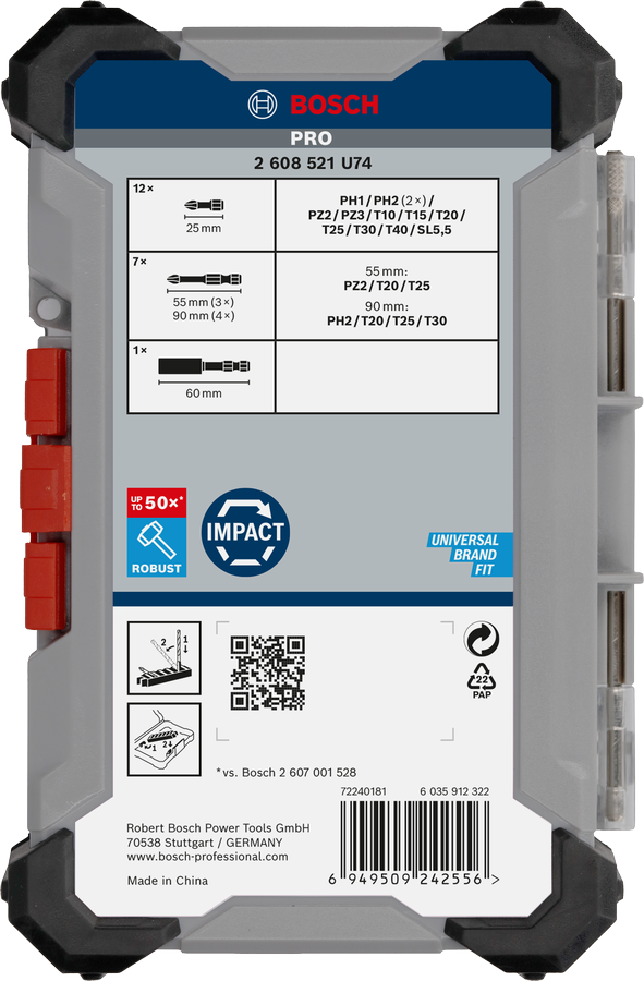 PRO Impact Schrauberbit-Set - Bosch Professional