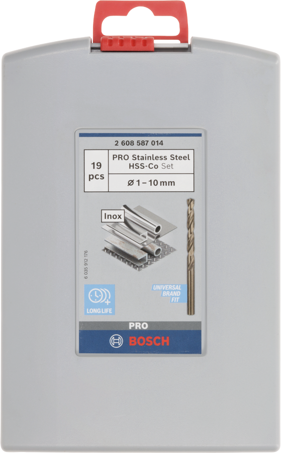 PRO Stainless Steel HSS-Co Spiralbohrer-Set - Bosch Professional