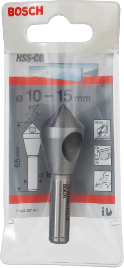 Fraise à lamer à trou transversal HSS, queue cylindrique - Bosch ...