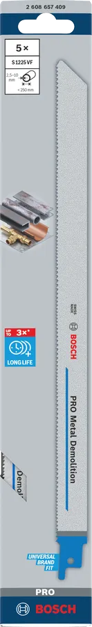 PRO Metal Demolition S1225VF Blade - Bosch Professional