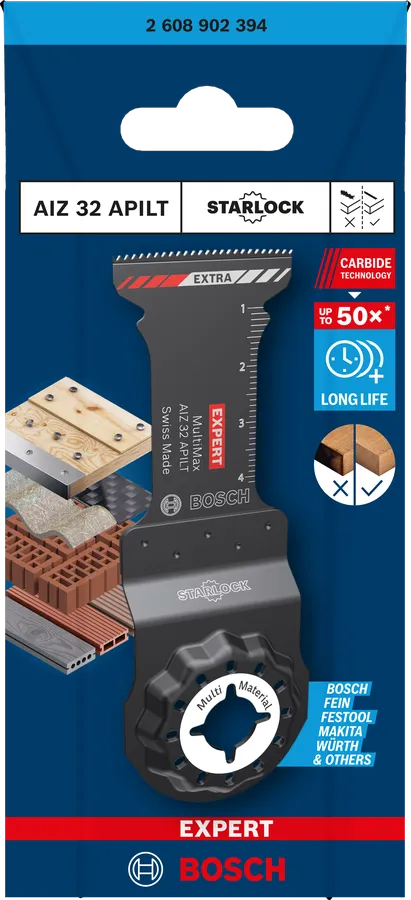 EXPERT AIZ 32 APILT MultiMax Plunge Cut Blade - Bosch Professional