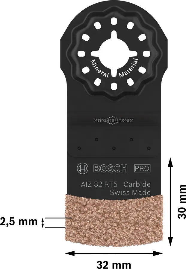 PRO AIZ 32 RT5 Plunge Cut Blade - Bosch Professional