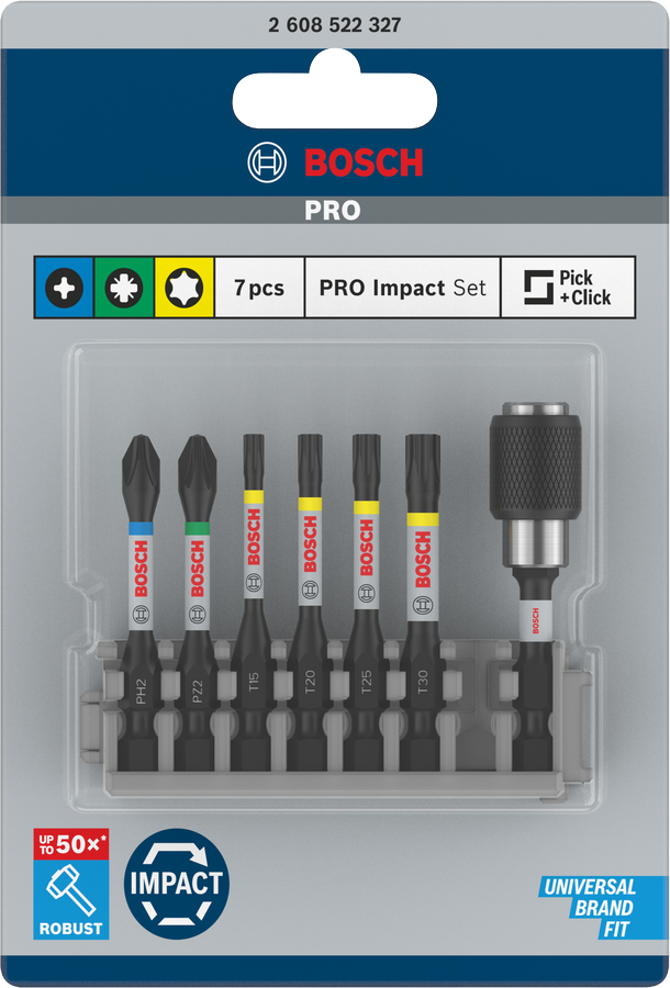 PRO Impact Screwdriver Bit Set - Bosch Professional