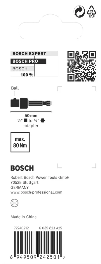 PRO Socket Adapter with Ball Connection - Bosch Professional