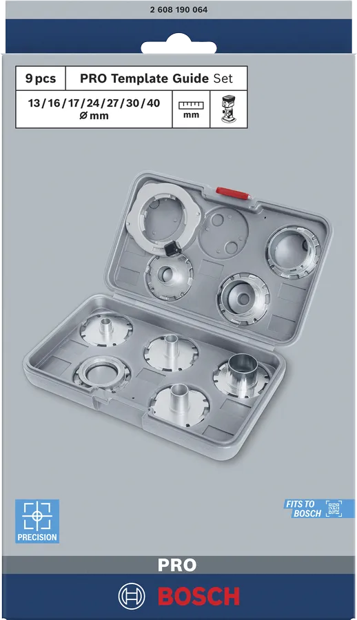 PRO Template Guide Set, Metric - Bosch Professional