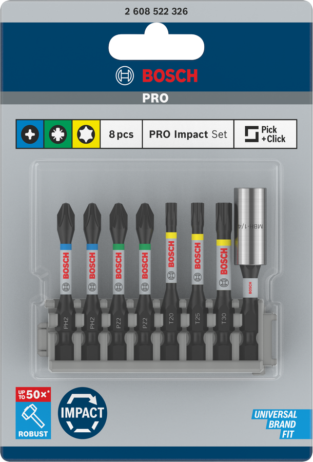 Set bitova izvijača PRO Impact - Bosch Professional