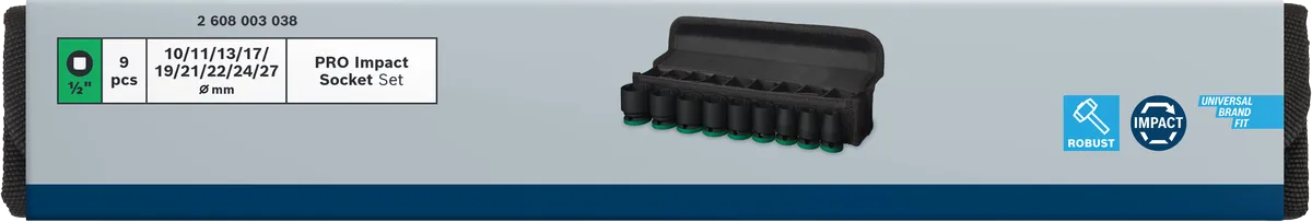 PRO Impact Socket Set - Bosch Professional