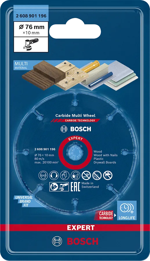 Discos de corte EXPERT Carbide Multi Wheel - Bosch Professional
