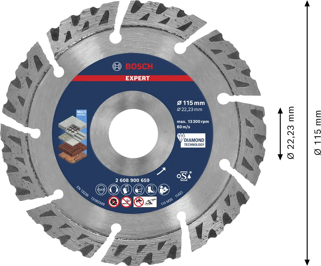 Disco de corte con diamante EXPERT Multi Material - Bosch Professional