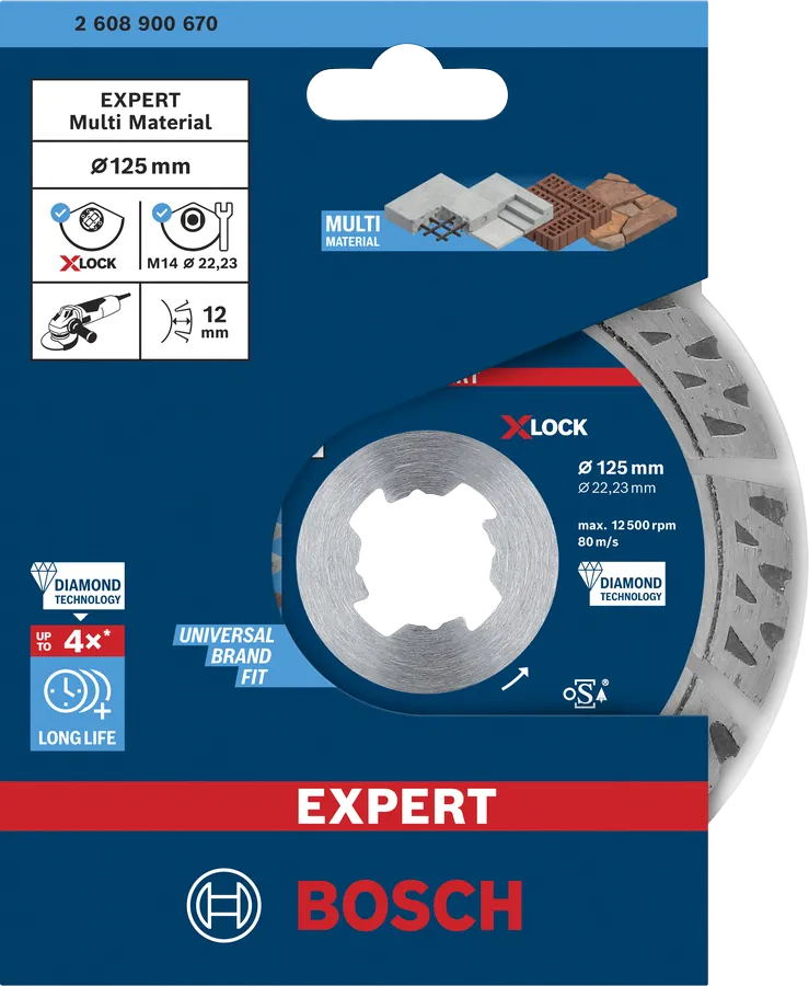 Discos X-LOCK EXPERT MultiMaterial - Bosch Professional