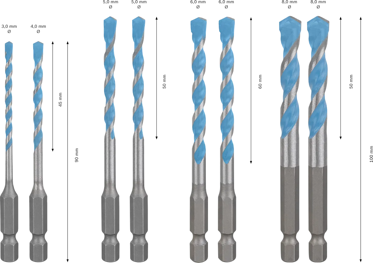 EXPERT HEX-9 Multi Construction Pick and Click set - Bosch Professional