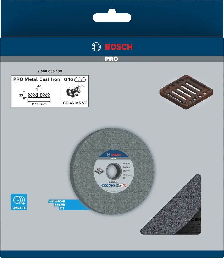 PRO Metal slipeskive - Bosch Professional