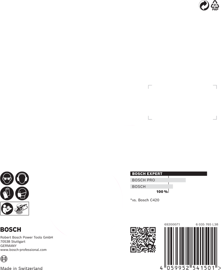 EXPERT C470 Sanding Discs Set - Bosch Professional