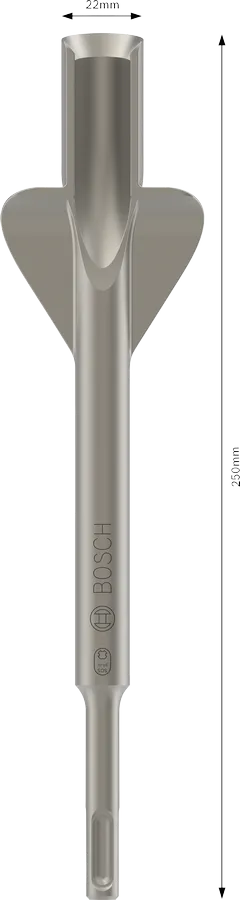 PRO SDS plus Winged Gouging Chisel - Bosch Professional