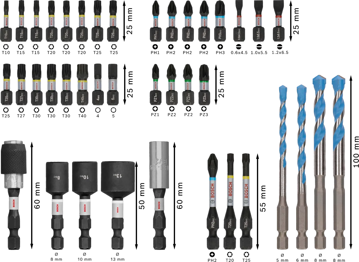 PRO Impact Mixed Set - Bosch Professional