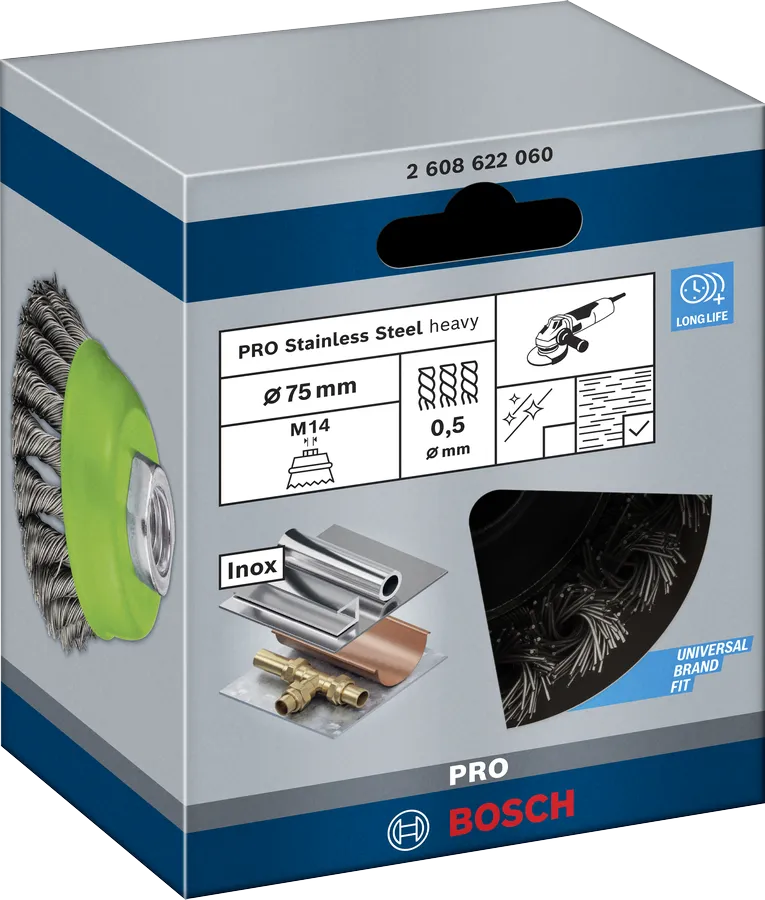 PRO Stainless Steel heavy borste - Bosch Professional