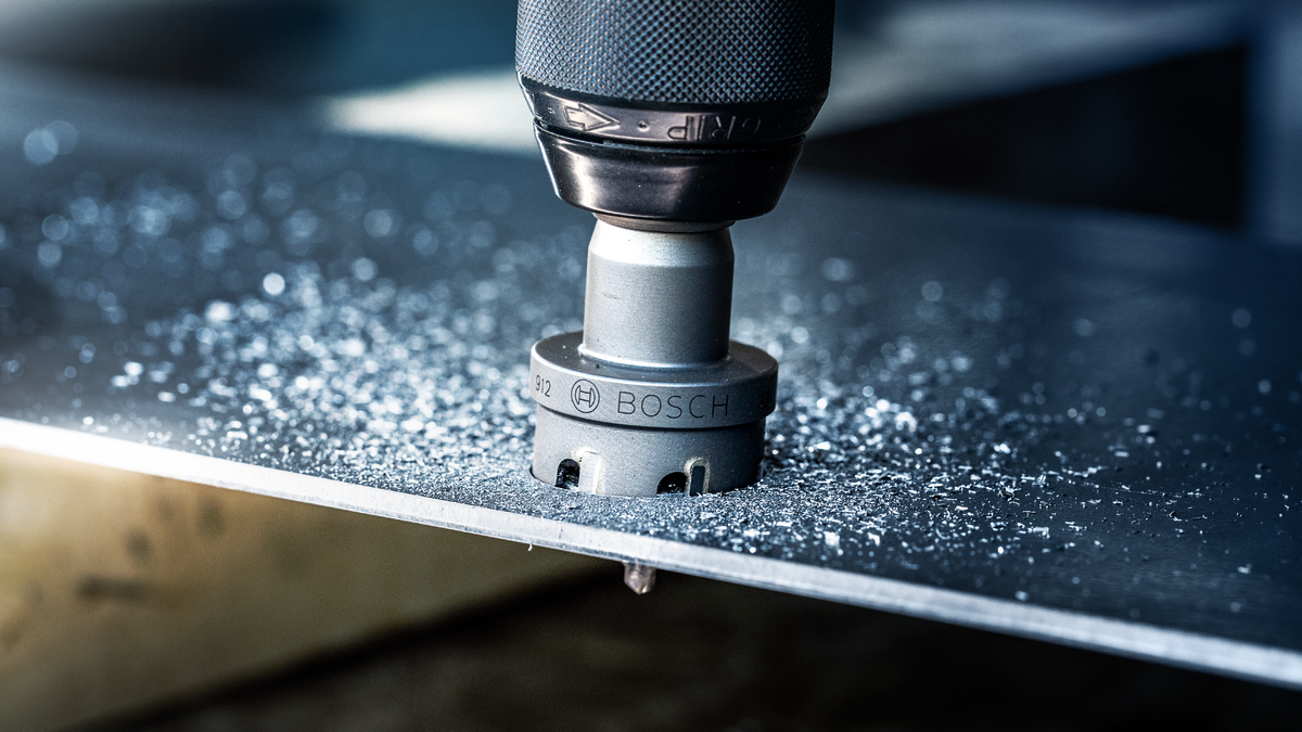 Anahtarlı EXPERT Sheet Metal Delik Açma Testeresi - Bosch Professional