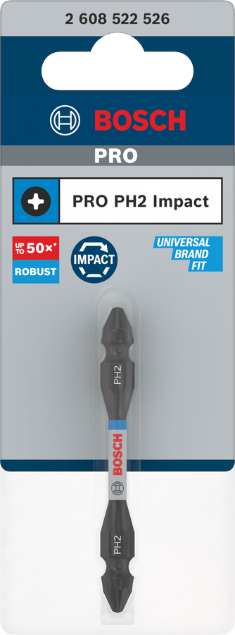 Двостороння насадка PRO Impact PH2 - Bosch Professional